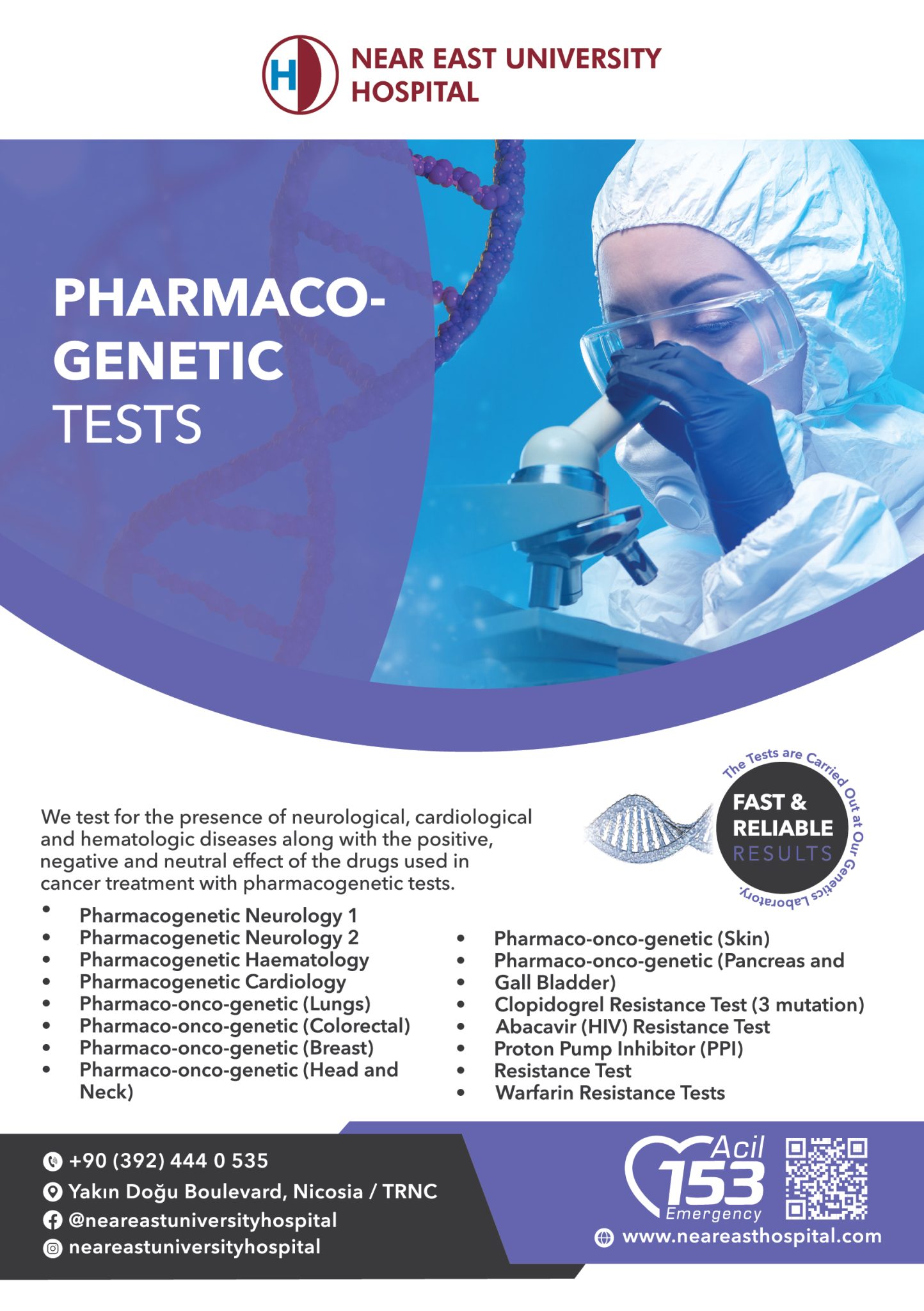 Genetic Tests – Near East University Hospital
